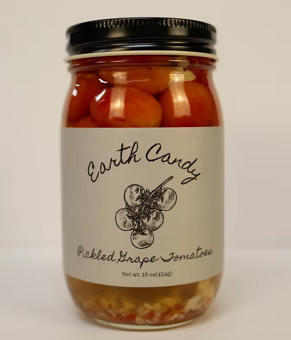 Earth Candy Pickled Grape Tomatoes – The Gingham Buffalo