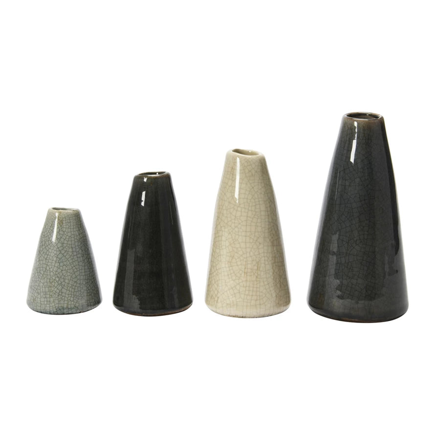 Conical Stoneware Vases – The Gingham Buffalo